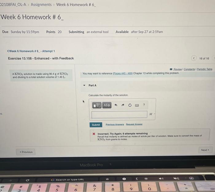 Solved 02108FALLOL-A Assignments Week 6 Homework # 6 Week 6 | Chegg.com