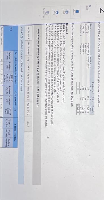 Solved 3-a \& b. Using weighted-average cost, calculate | Chegg.com