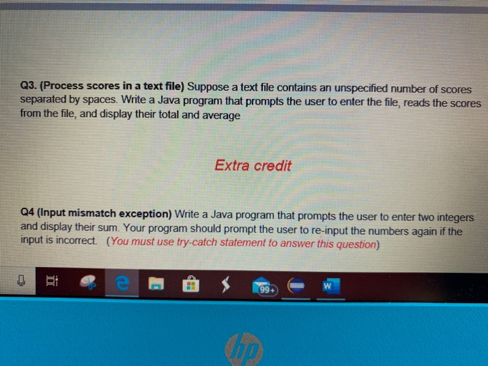 Solved Q3. (Process scores in a text file) Suppose a text | Chegg.com