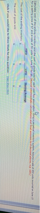 Solved CALCULATOR INTERVEN BACK MENTI Exercise 6-14 a-bi | Chegg.com