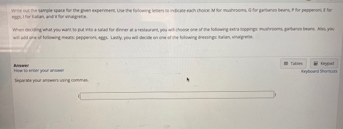Solved Write out the sample space for the given experiment, | Chegg.com