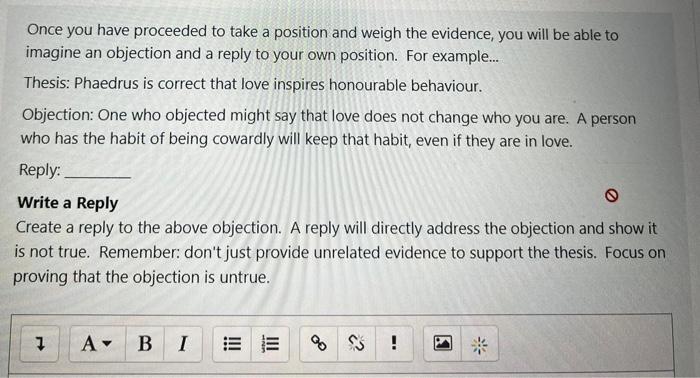 Once you have proceeded to take a position and weigh | Chegg.com