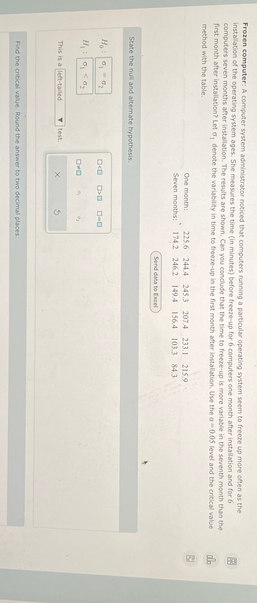 Solved Frozen computer: A computer system administrator | Chegg.com
