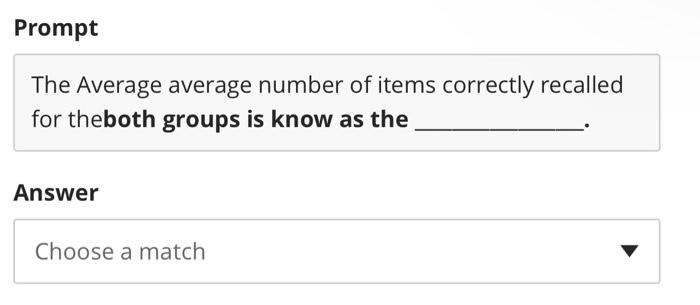 Solved Match the questions to the correct answers below: | Chegg.com