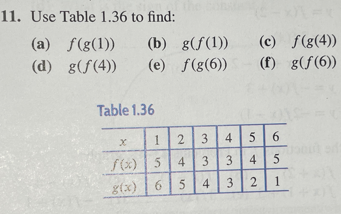 Solved Use Table 1.36 ﻿to | Chegg.com