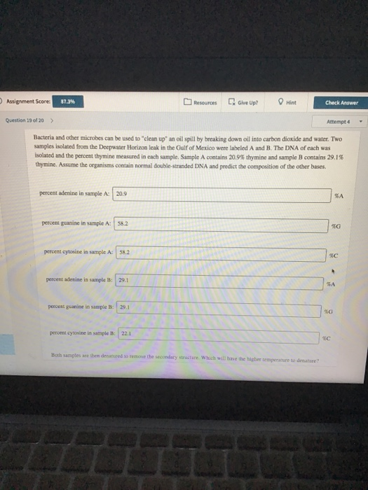 Solved Assignment Score 87.3 Resources Give Up? Hint Check | Chegg.com