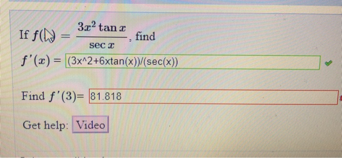 Solved If f(x) f'(x)= 2xcos(x)-2xsin(x)+2sin (x)+2 cos (x) | Chegg.com