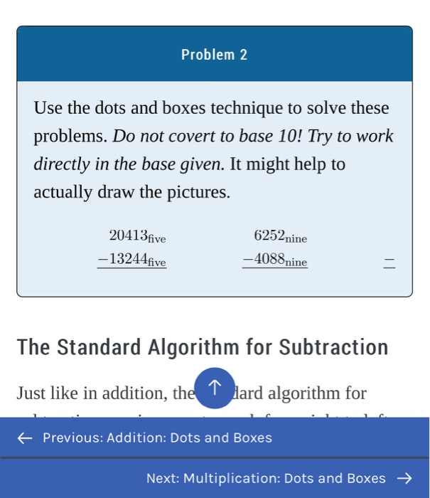 Solved Problem 2 Use the dots and boxes technique to solve | Chegg.com