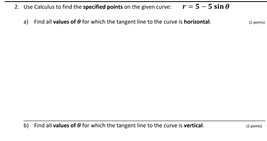 Solved Use Calculus to find the specified points on the | Chegg.com