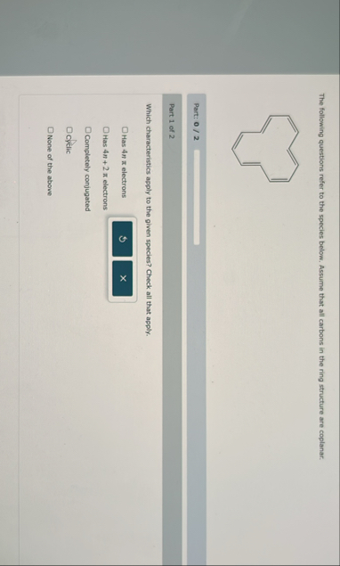 The following questions refer to the species below. | Chegg.com