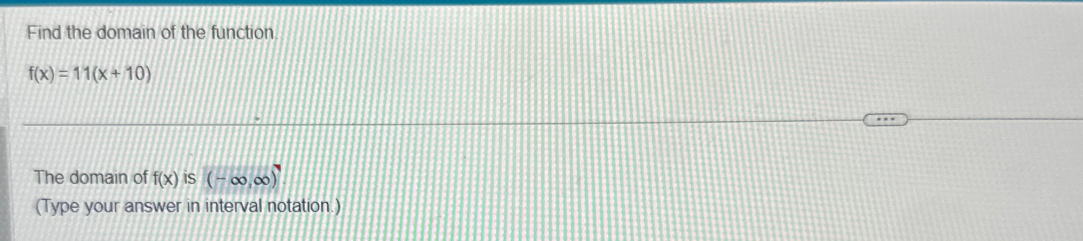 Solved Find The Domain Of The Functionf X 11 X 10 The