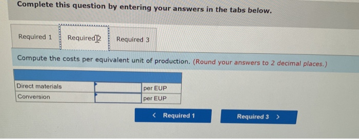 Solved Tableau DA 3-2: Exercise, Weighted average: Cost per | Chegg.com