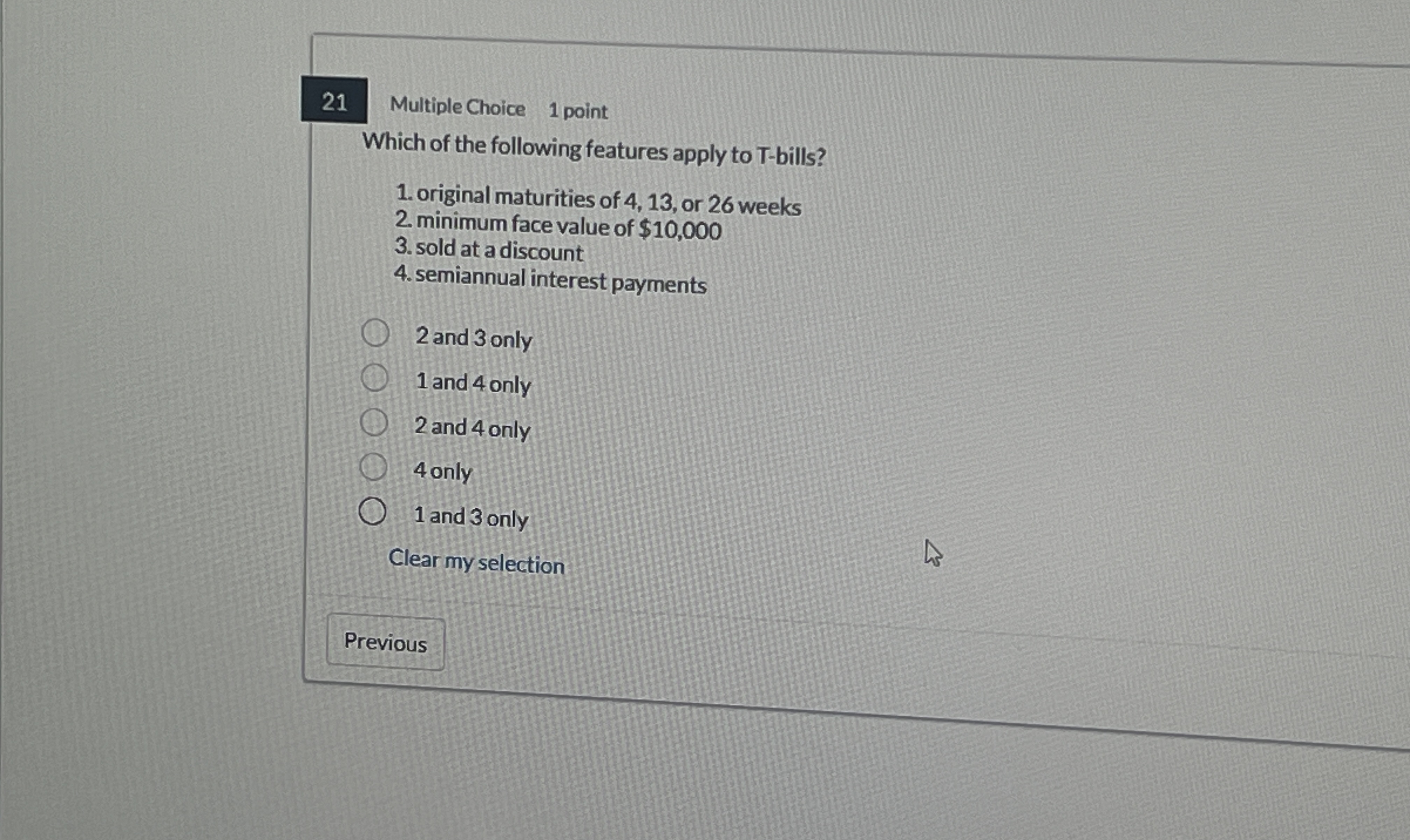 Solved 21Multiple Choice1 ﻿pointWhich of the following | Chegg.com