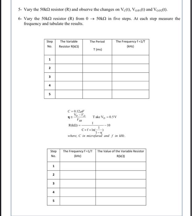 Solved Theory and Background: The unijunction transistor | Chegg.com