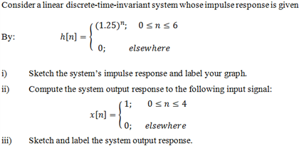 Solved Consider a linear discrete-time-invariant system | Chegg.com