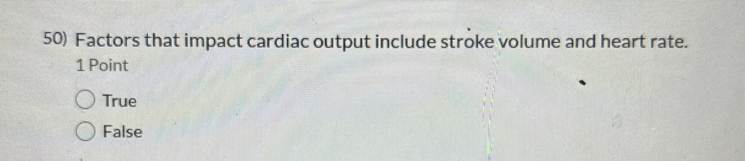 Solved Factors that impact cardiac output include stroke | Chegg.com
