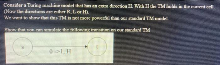 Solved Draw the state diagram of a Turing Machine for the | Chegg.com
