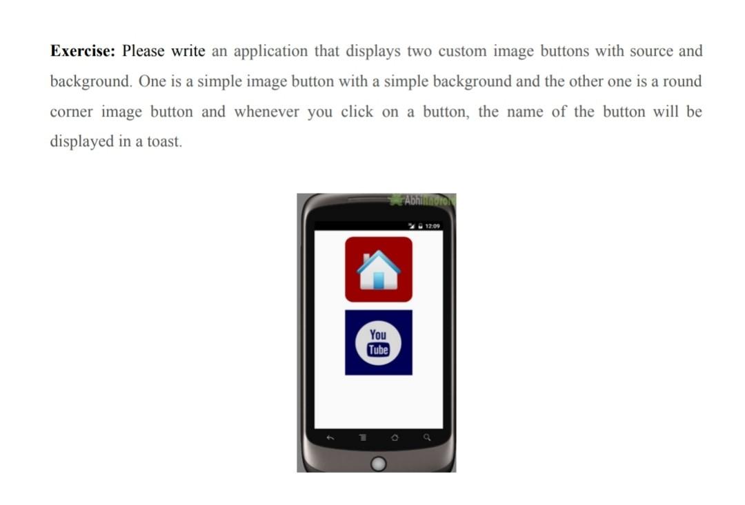 Solved Exercise: Please write an application that displays | Chegg.com