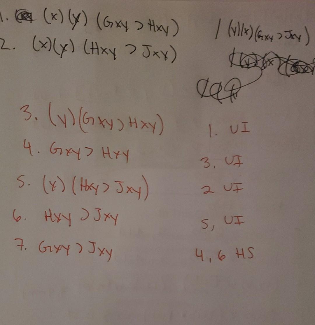 Solved Formal Logic-This is the section discussing Predicate | Chegg.com