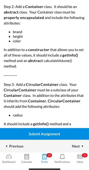 Solved diagram. Requirements: Step 1: Create a new Java | Chegg.com