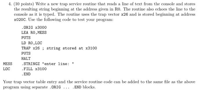 Solved Give the answers for the questions below for LC-3 | Chegg.com