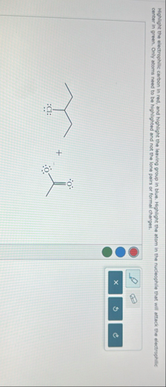 Solved Highlight the electrophilic carbon in red, and | Chegg.com