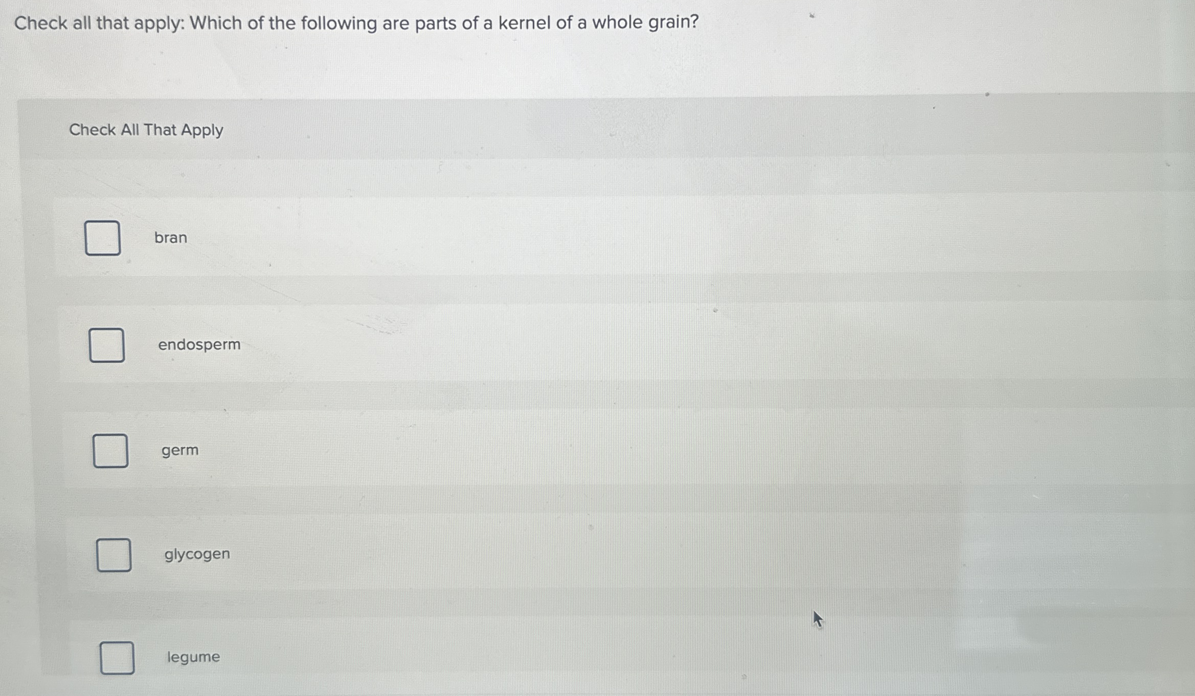 Solved Check all that apply: Which of the following are | Chegg.com