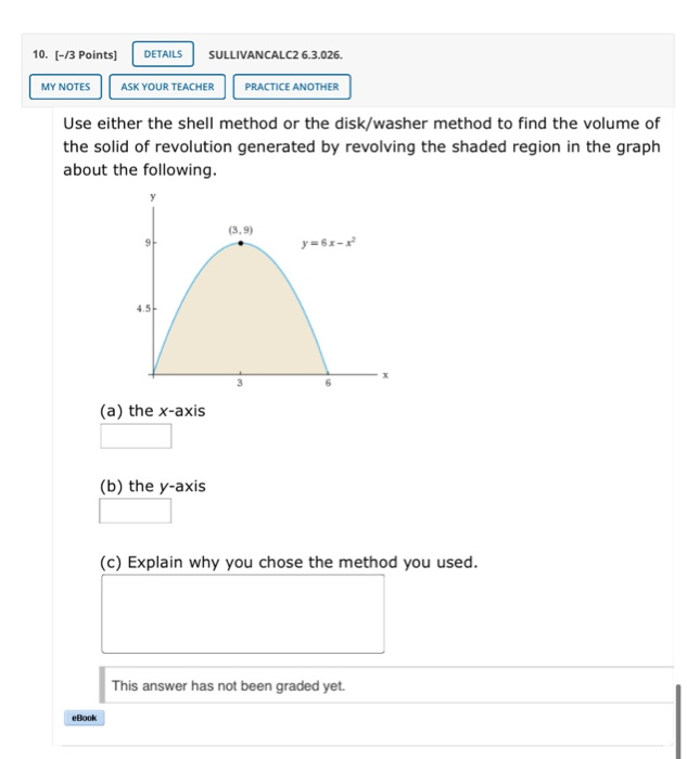 Solved 10. [-/3 Points) DETAILS SULLIVANCALC26.3.026. MY | Chegg.com Solved 10. [-/3 Points) DETAILS SULLIVANCALC26.3.026. MY | Chegg.com
