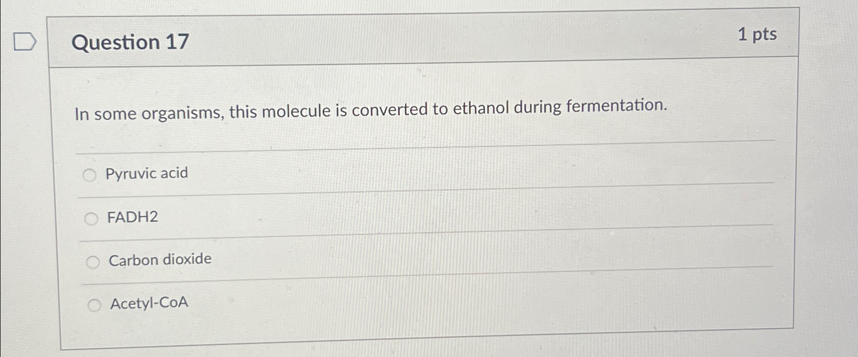 Solved Question 171 ﻿ptsIn some organisms, this molecule is | Chegg.com
