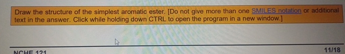 Solved Draw the structure of the simplest aromatic ester. | Chegg.com