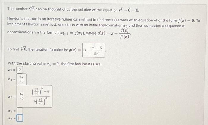 Solved The number 66 can be thought of as the solution of | Chegg.com