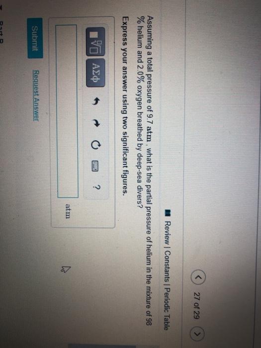 Solved 27 of 29 > Review Constants Periodic Table Assuming a | Chegg.com