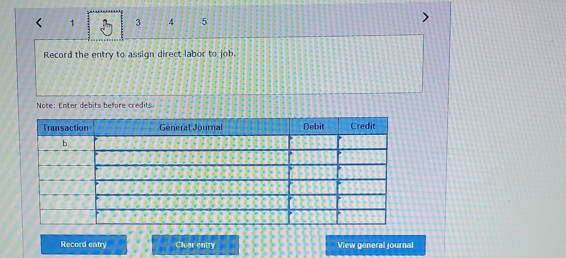 Solved Record the application of overhead to work in | Chegg.com