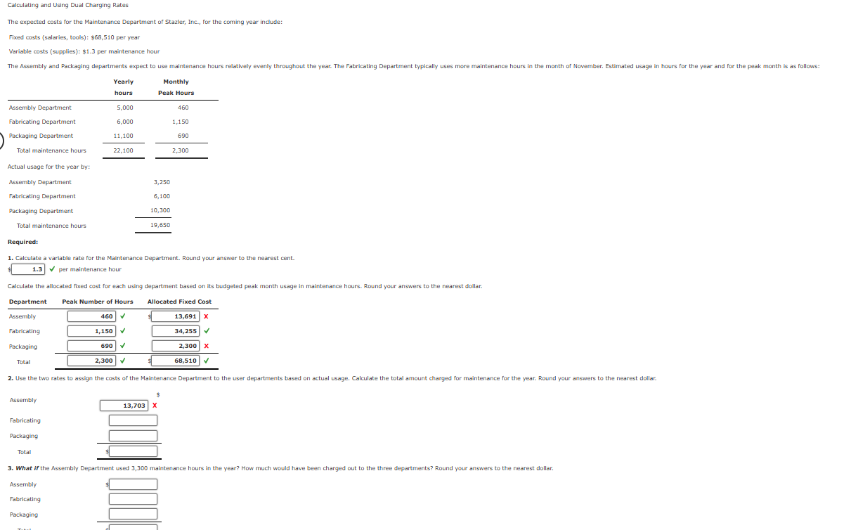 Solved calculate the allocation rations for the four | Chegg.com