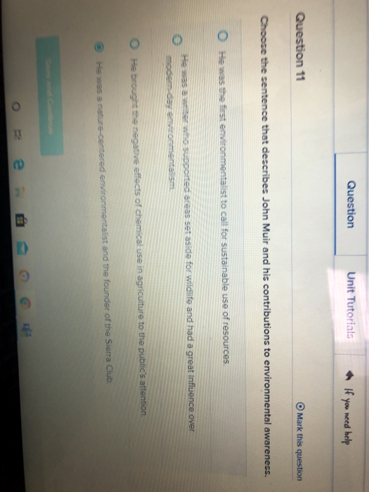 Solved Question Unit Tutorials If you need help Question 11 | Chegg.com