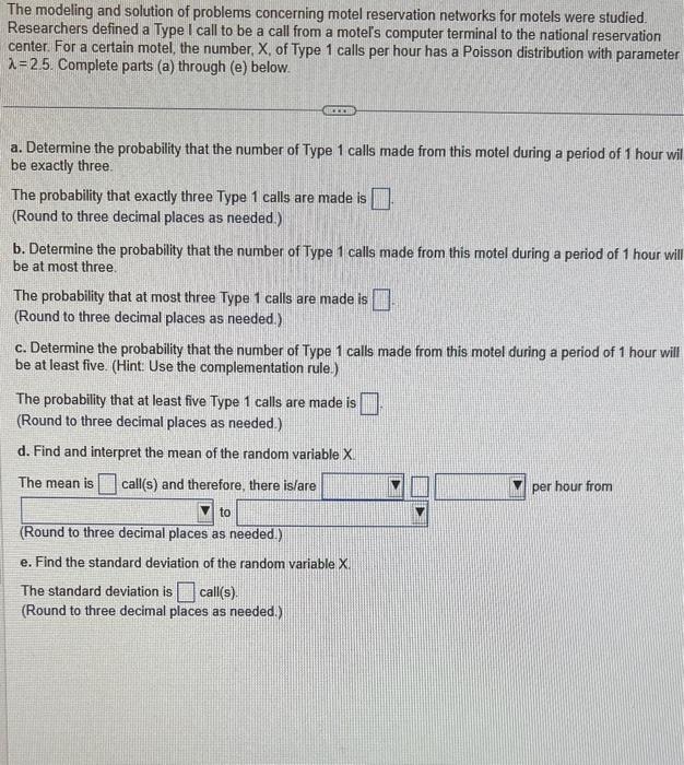Solved The modeling and solution of problems concerning | Chegg.com