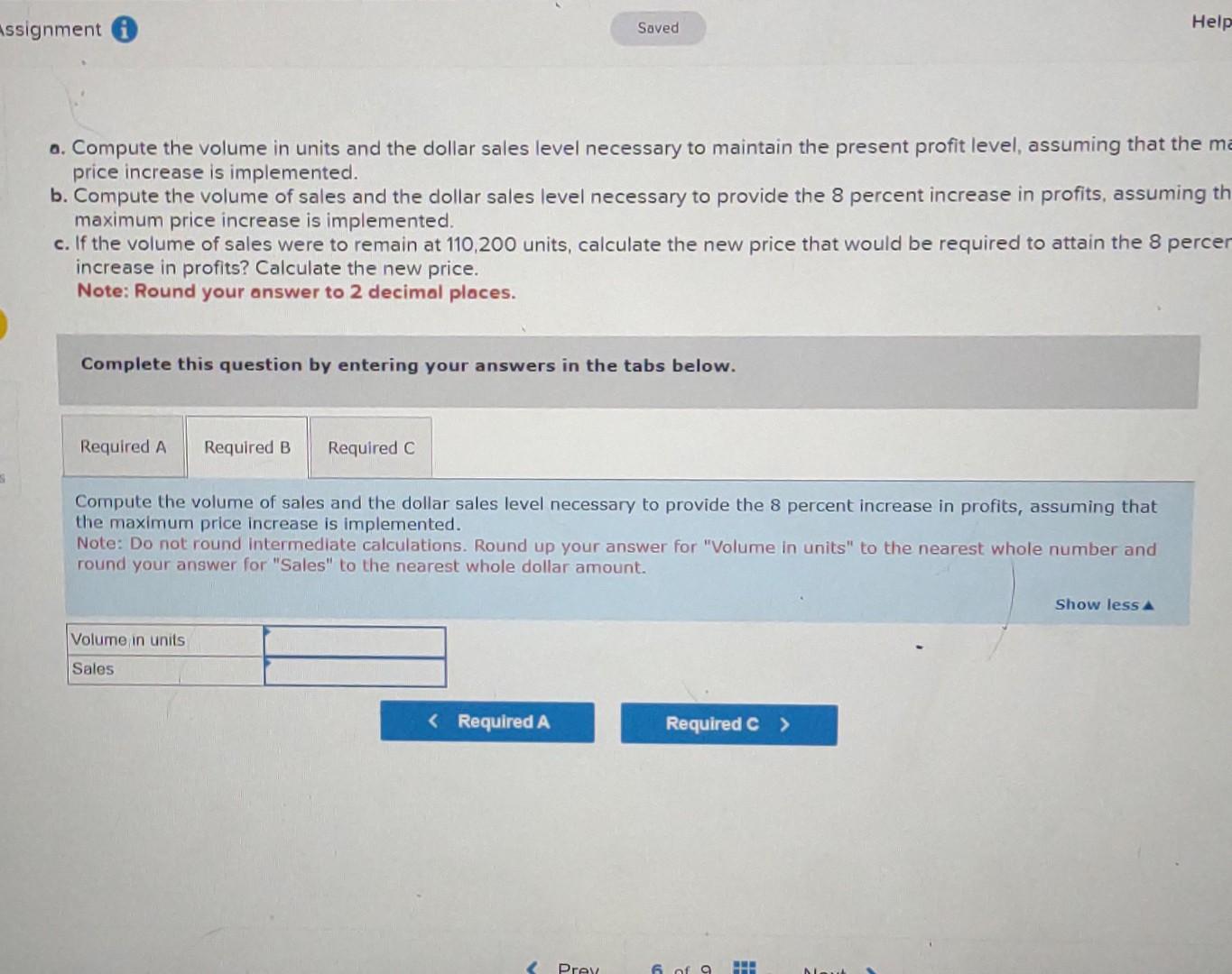 Solved Problem 3-55 (Algo) CVP Analysis and Price Changes | Chegg.com