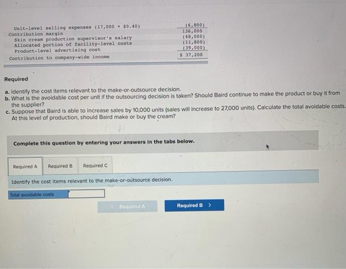 Solved Problem 13-25A (Algo) Effects of the level of | Chegg.com