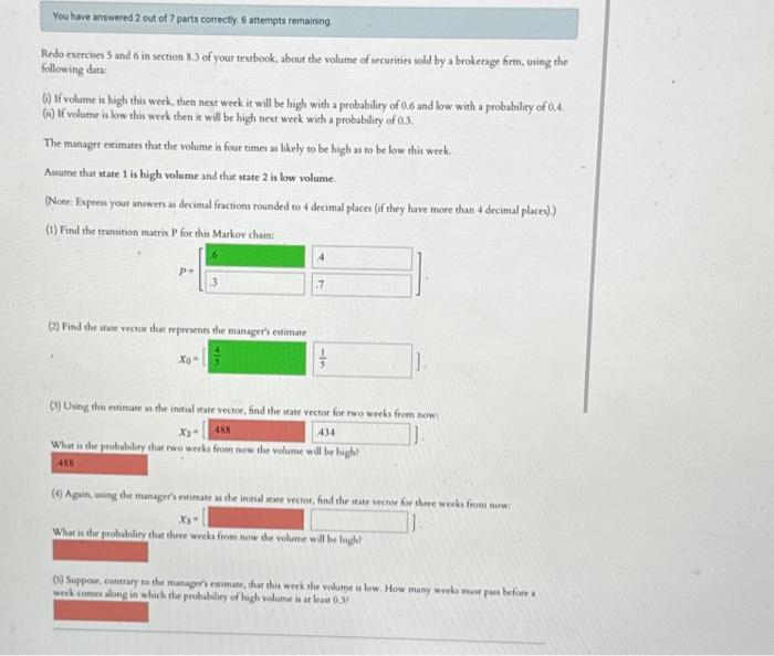 Solved Redo exercises 5 and 6 in section 8.3 of your | Chegg.com