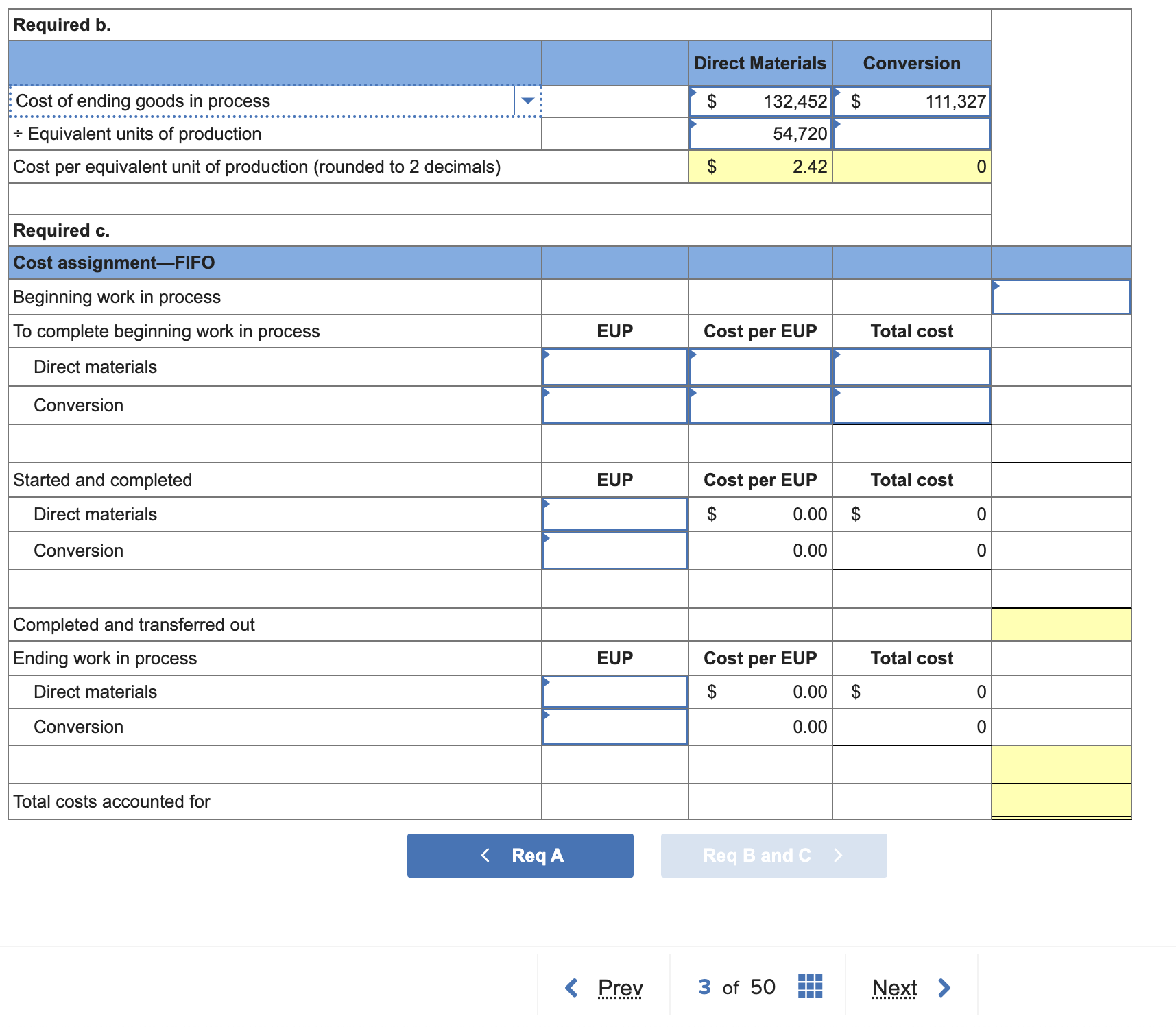 Solved A company reports the following unit data for its | Chegg.com