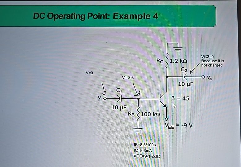 Solved DC Operating Point: Example 4 | Chegg.com