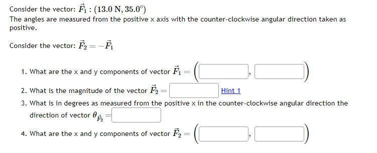 Solved send to expert Consider the vector: | Chegg.com