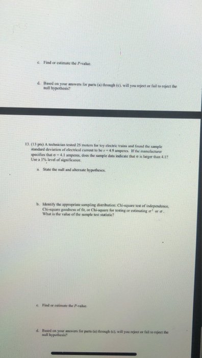 Solved 1. (6 pts) Letxbe a random variable that represents | Chegg.com