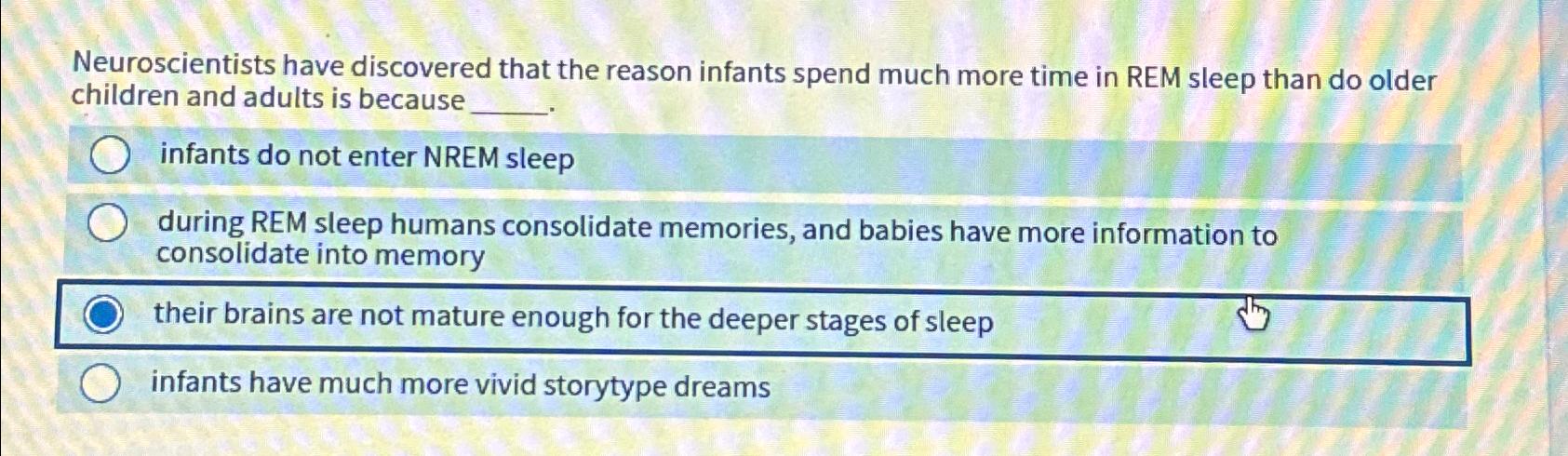 Solved Neuroscientists have discovered that the reason | Chegg.com