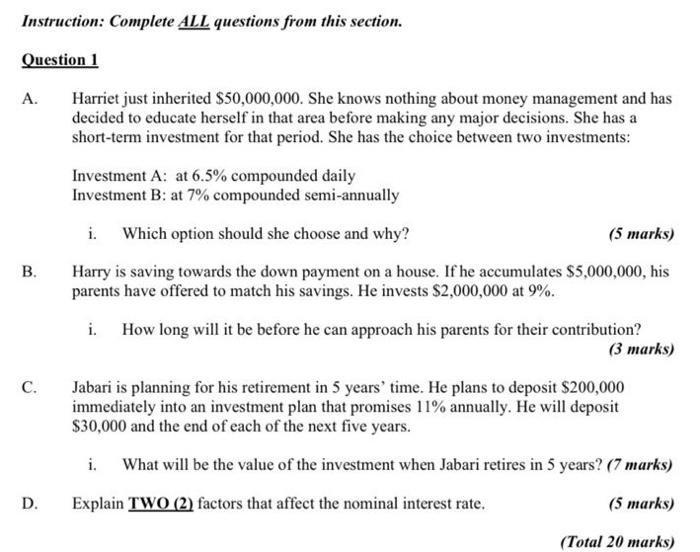 Solved Instruction: Complete ALL questions from this | Chegg.com