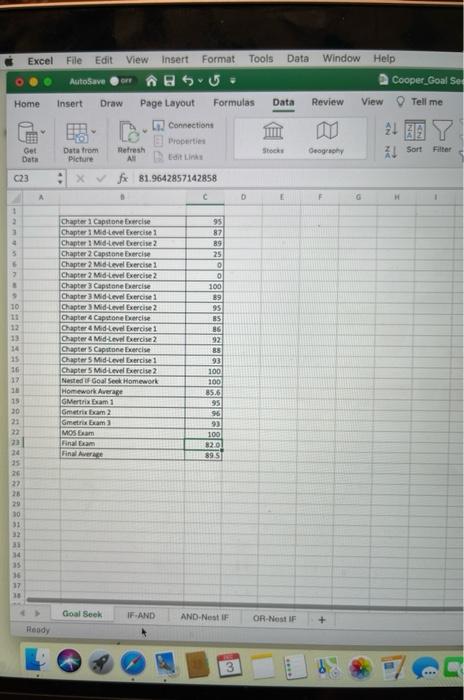 Solved SO Excel 2016 Project Step Instructions Points | Chegg.com