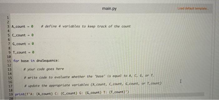 Solved A DNA string is a string representing the order of | Chegg.com