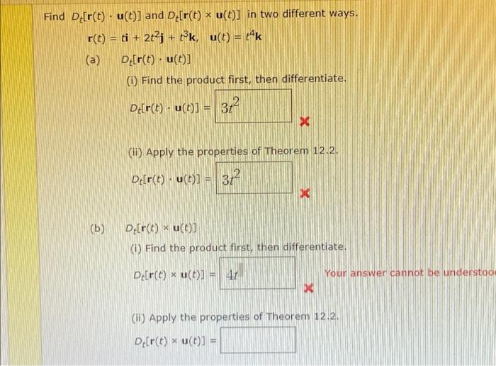 Solved + Find D. [r(t) - u(D)] and D.[r(t) * u(t)] in two | Chegg.com