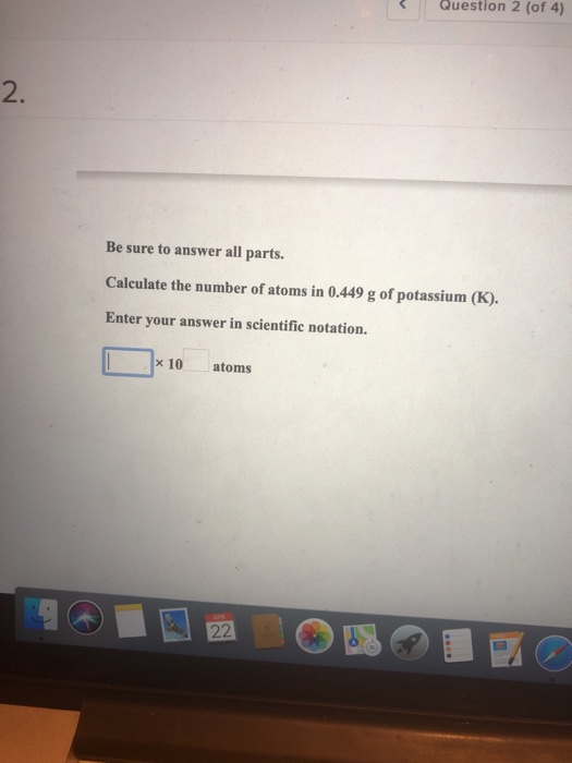 Solved Question 2 (of 4) 2 Be sure to answer all parts. | Chegg.com