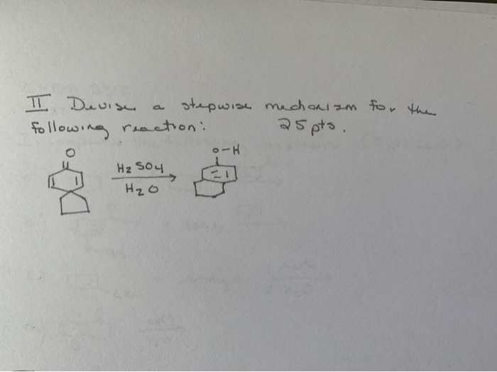 Solved π Devise a stepwise mechanism for the following a | Chegg.com